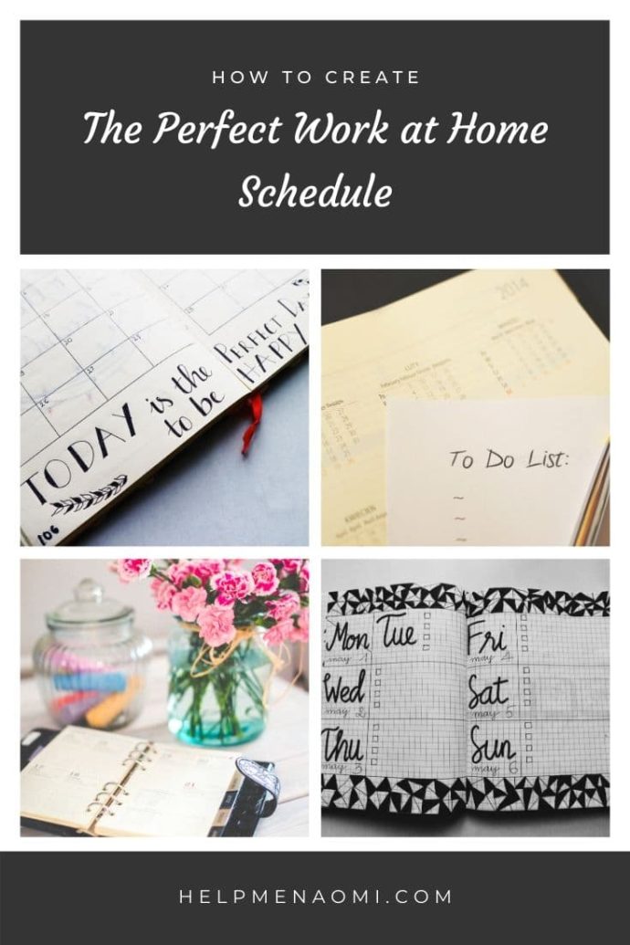 How to Create the Perfect Work at Home Schedule - Naomi D. Nakashima ...